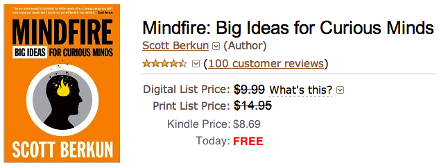 Mindfire book is FREE today: download it here | Scott Berkun